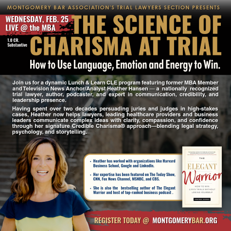 CLE - The Science of Charisma at Trial - Bar News Articles